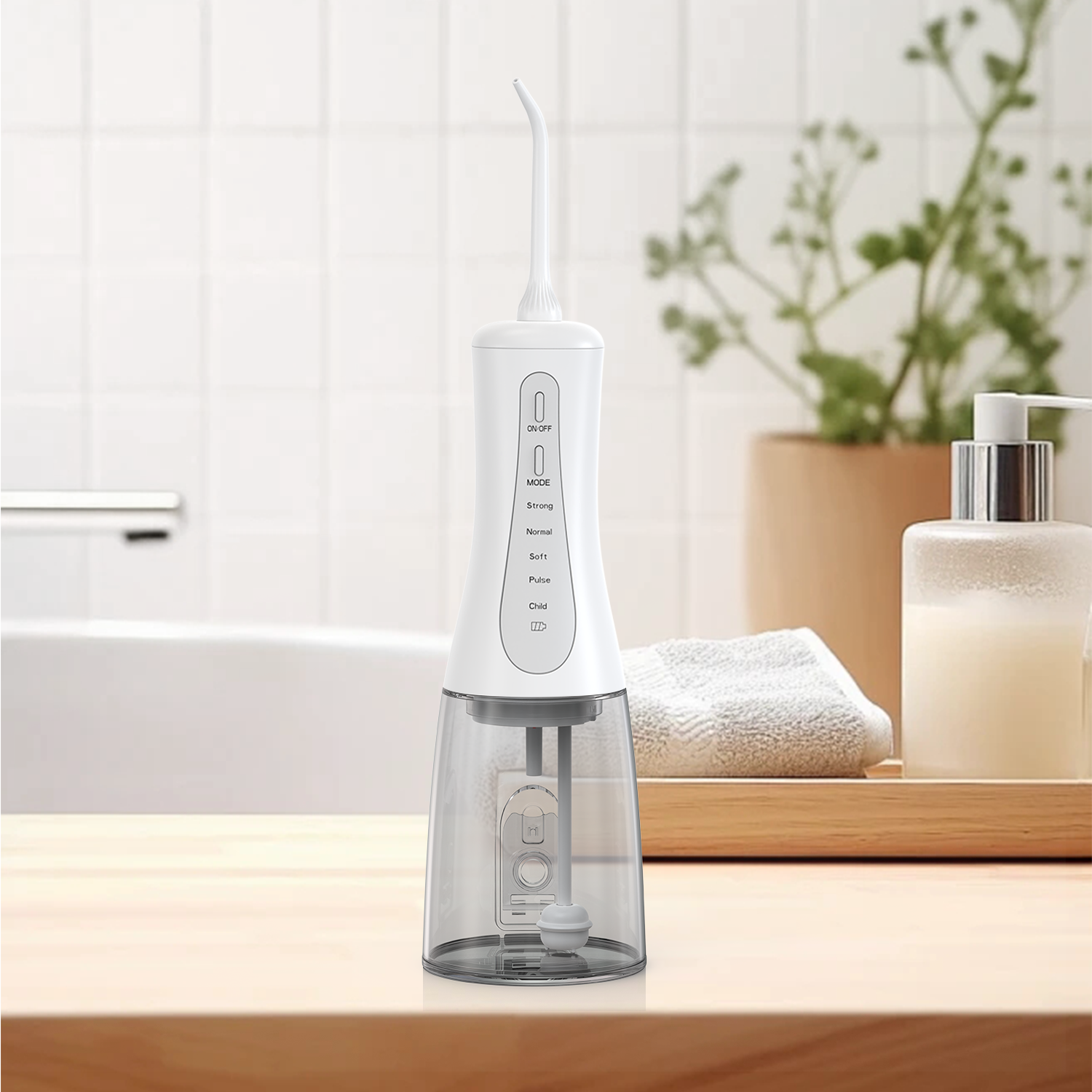 Portable water flosser water pick with 350ml tank - Power